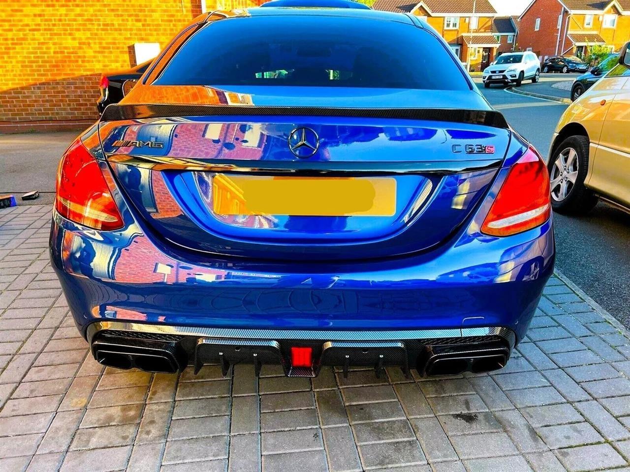 MERCEDES W205 BRS STYLE CARBON FIBER DIFFUSER – 𝐂𝐚𝐫𝐛𝐨𝐧 𝐌𝐞𝐫𝐜